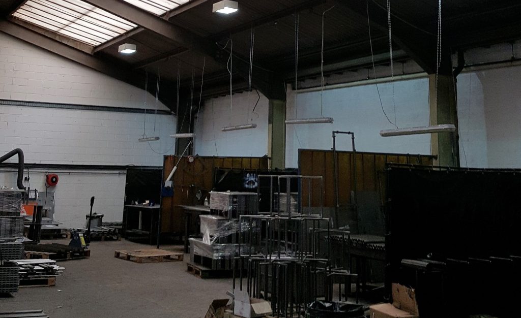 New LED lighting for manufacturing facility in Leicestershire saves costs